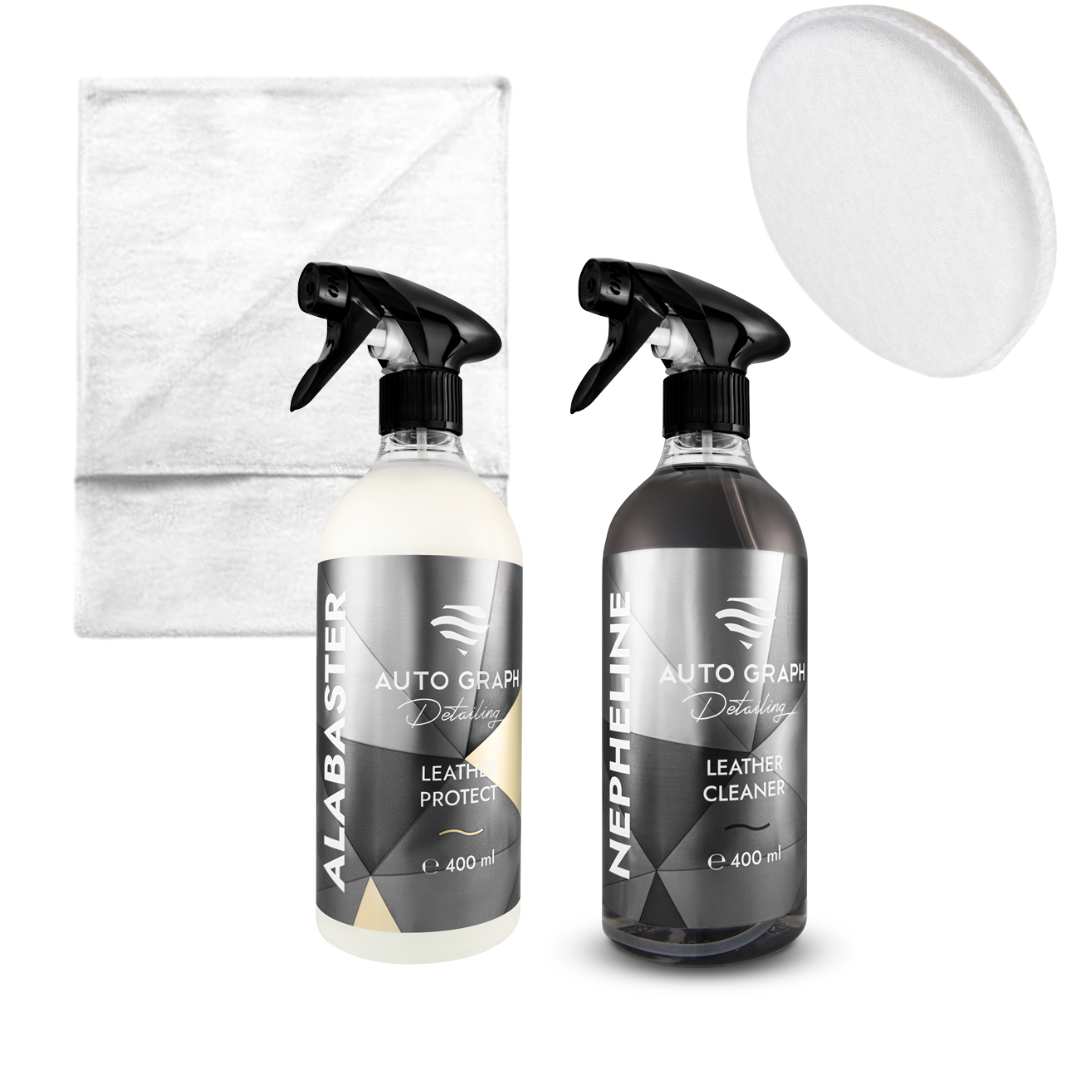 Auto Graph Zestaw 400ml Do czyszczenia i zabezpieczania skór - AutoNaBlask